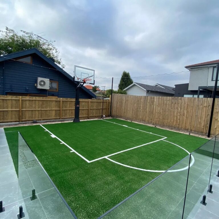 32 Slam-Dunk Backyard Basketball Court Ideas for Active Living - Homee Bee