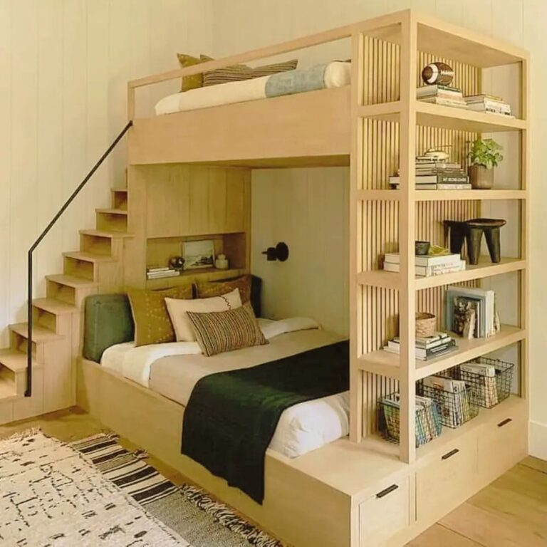 35 Smart Bunk Bed Ideas to Maximize Space and Comfort - Homee Bee