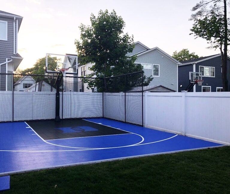 32 Slam-Dunk Backyard Basketball Court Ideas for Active Living - Homee Bee
