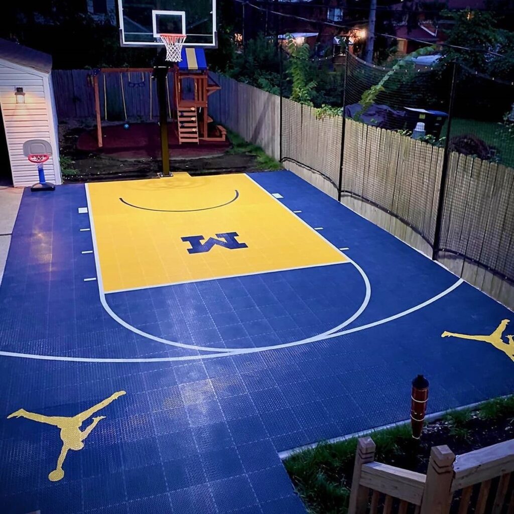 32 Slam-Dunk Backyard Basketball Court Ideas for Active Living - Homee Bee