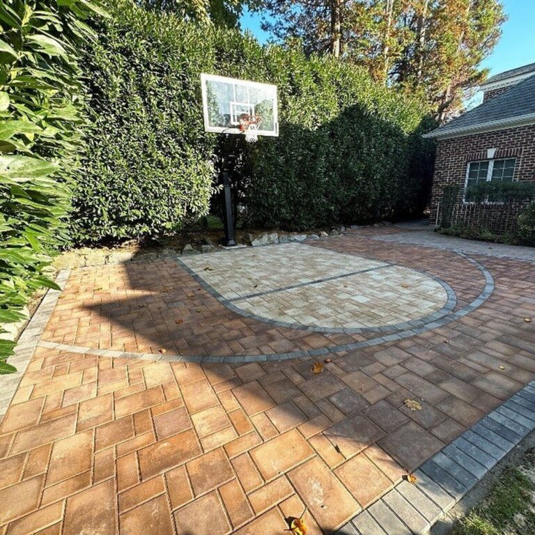 32 Slam-Dunk Backyard Basketball Court Ideas for Active Living - Homee Bee