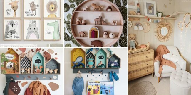32 Kids Room Wall Decor Ideas for Magical, Imaginative Spaces - Homee Bee